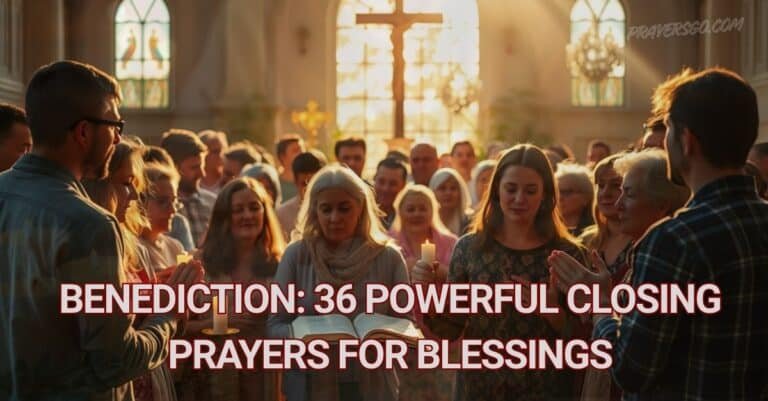 Benediction: 36 Powerful Closing Prayers for Blessings - Prayers Go